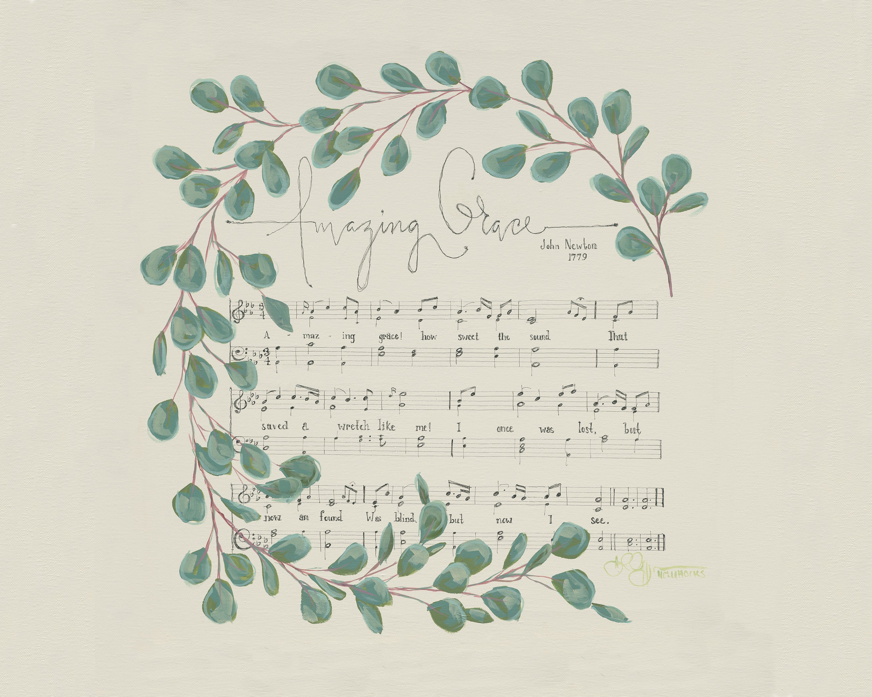 Amazing Grace Digital Download – Hollihocks