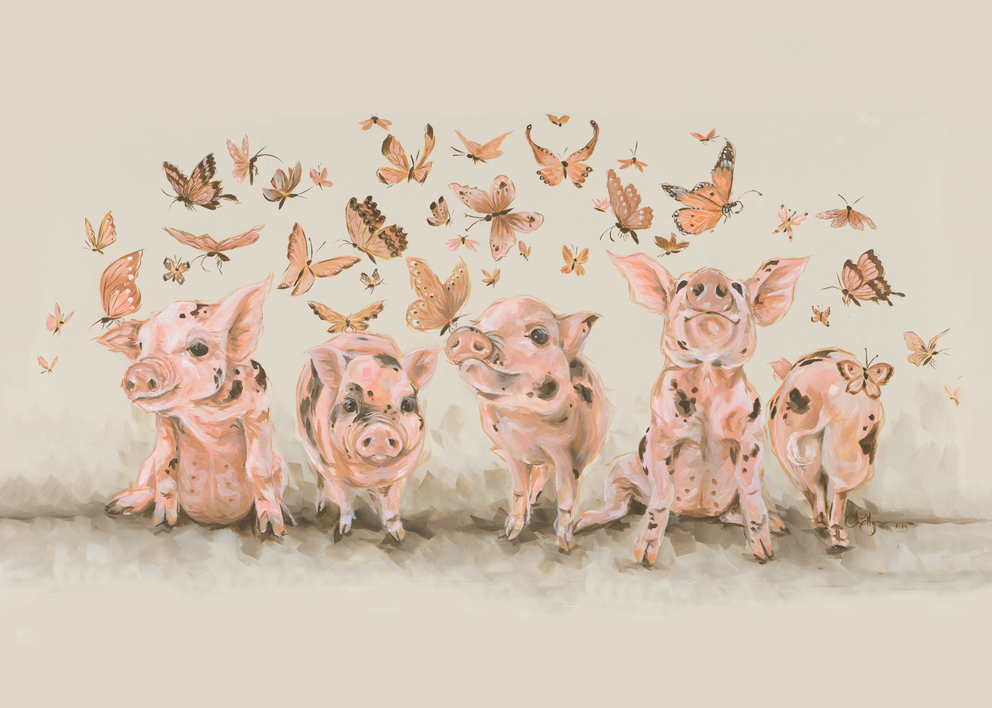 The Five Little Pigs Digital Download – Hollihocks